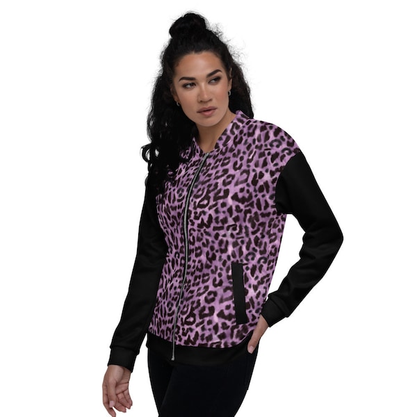 Purple Leopard Jacket - Etsy