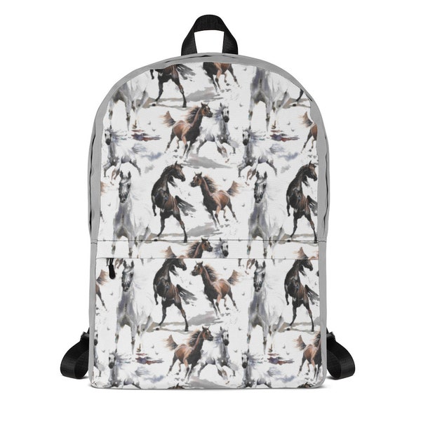 Backpack With Horse Design - Etsy