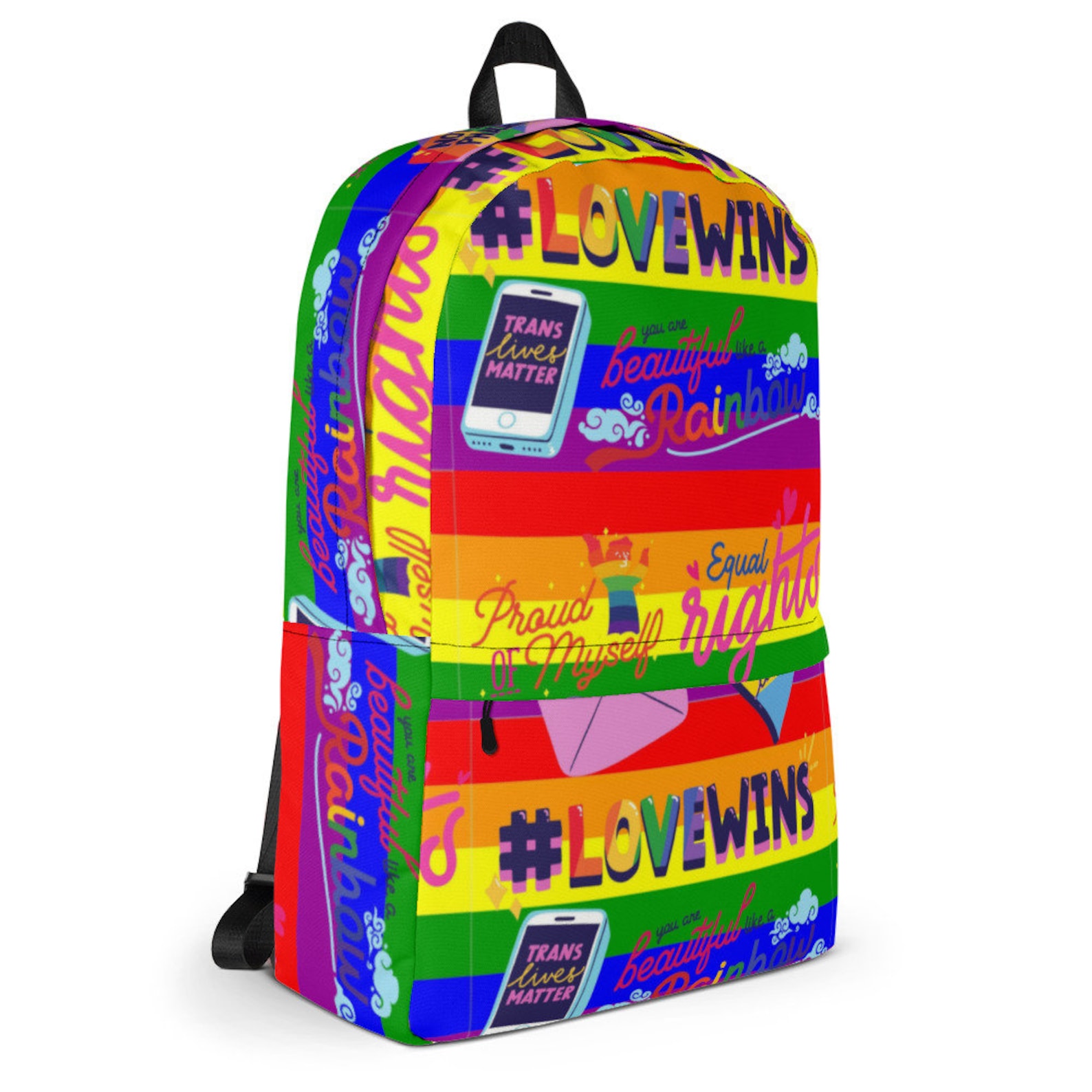 LGBTQ Pride Backpack Gorgeous High Quality Designer Pride - Etsy