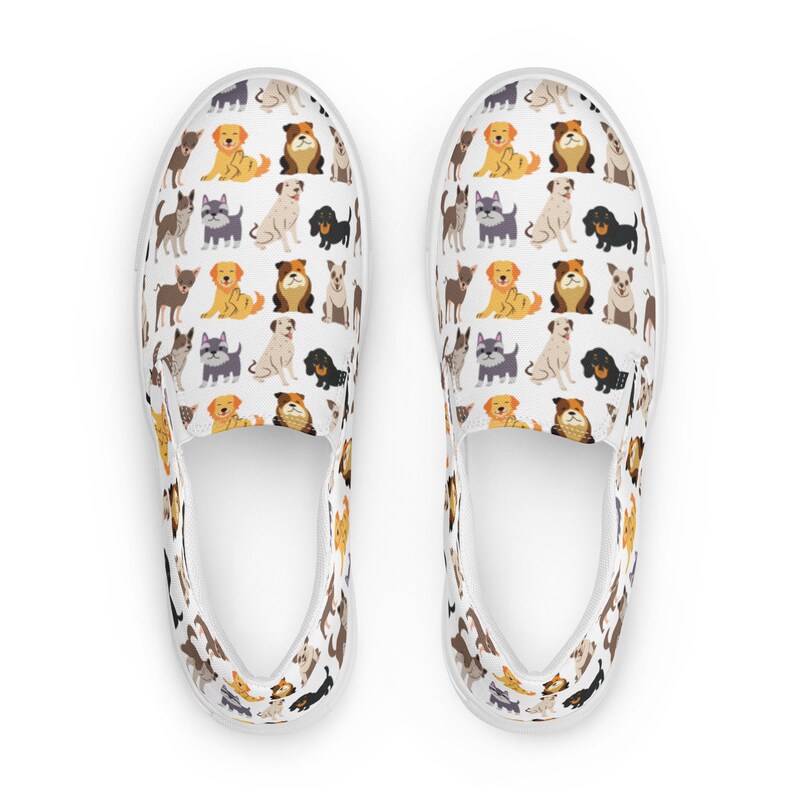 Dog Print Shoes - Etsy