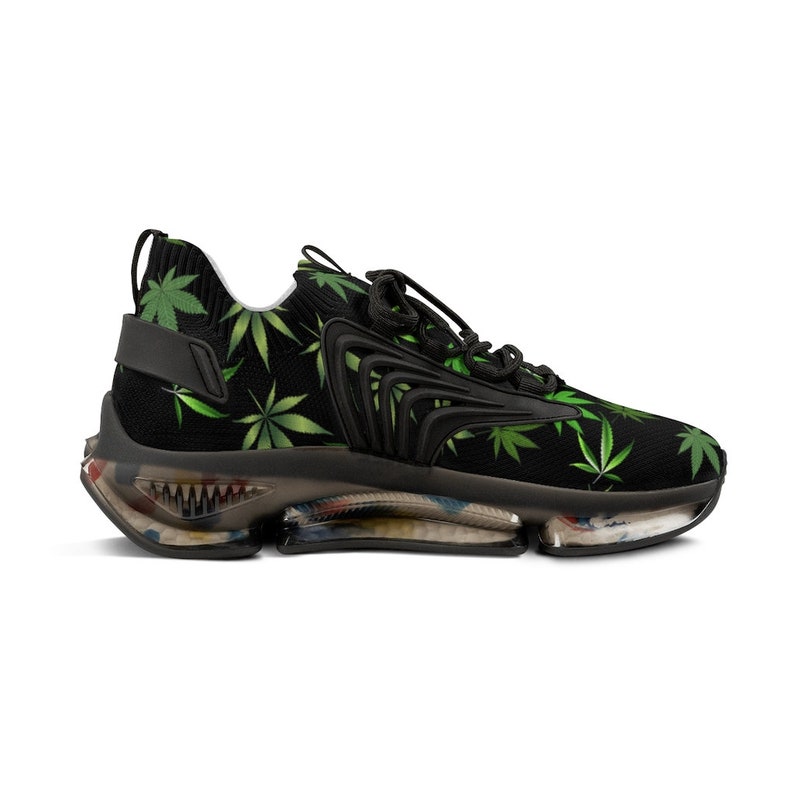 Men's Cannabis Marijuana Leaf Print Mesh Sports Sneakers - Etsy