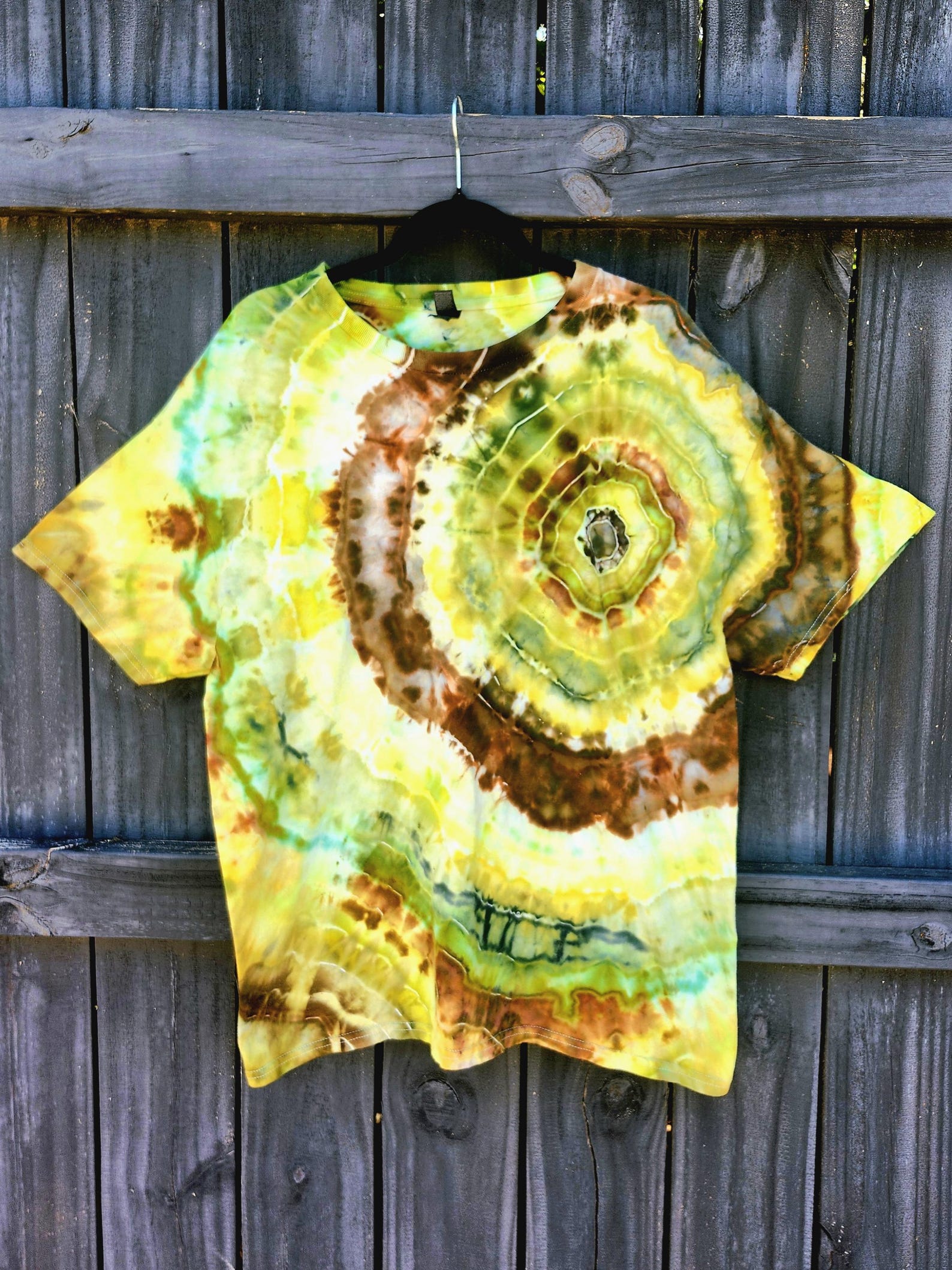 TIE DYED Lime Green Geode, Tie Dye Shirt, Tie Dye Ice, Teen Girl ...