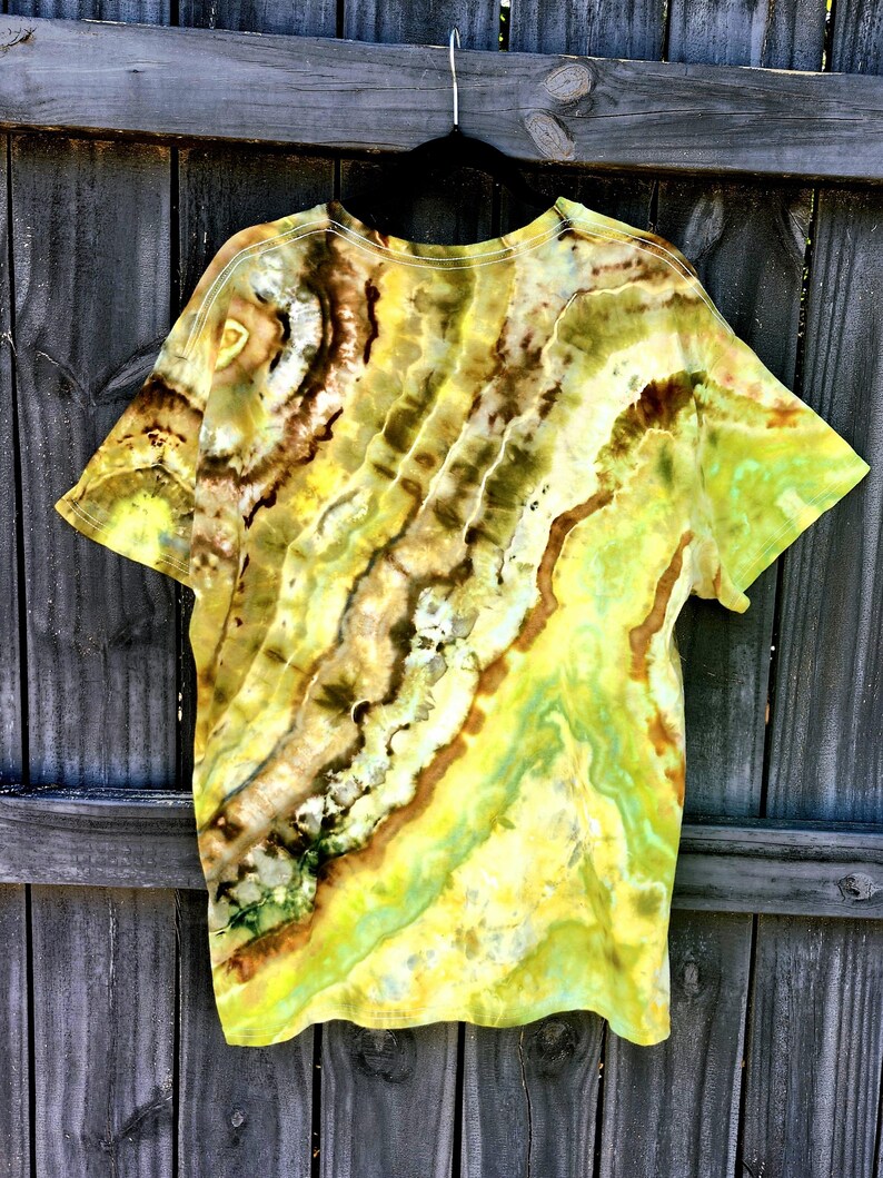 TIE DYED Lime Green Geode, Tie Dye Shirt, Tie Dye Ice, Teen Girl ...