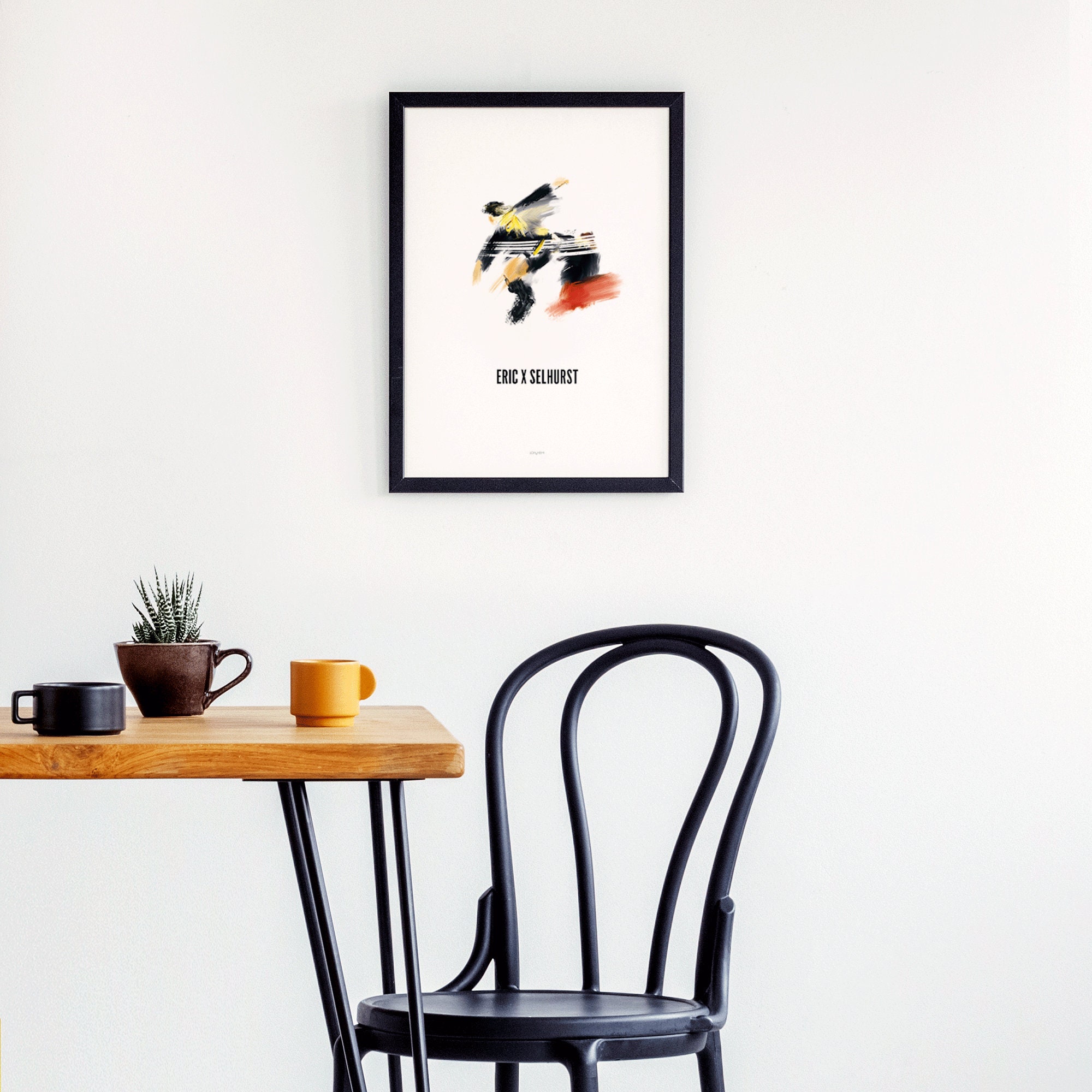 Eric Cantona Art Print: 1990s Premier League Football Gift for Sports ...