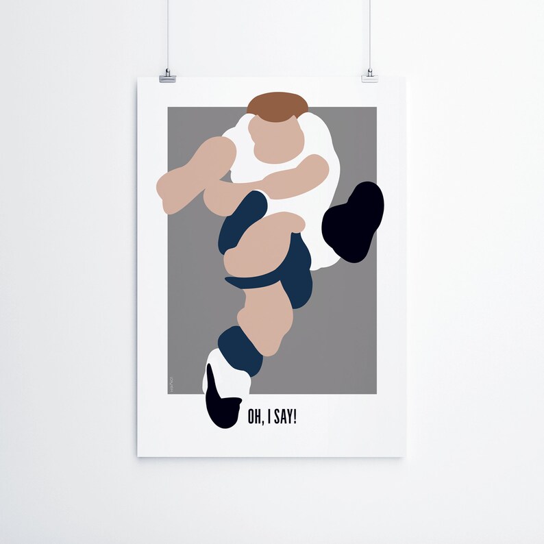 Paul Gascoigne Gazza Euro ’96 Goal Art Print – Football Wall Poster ...