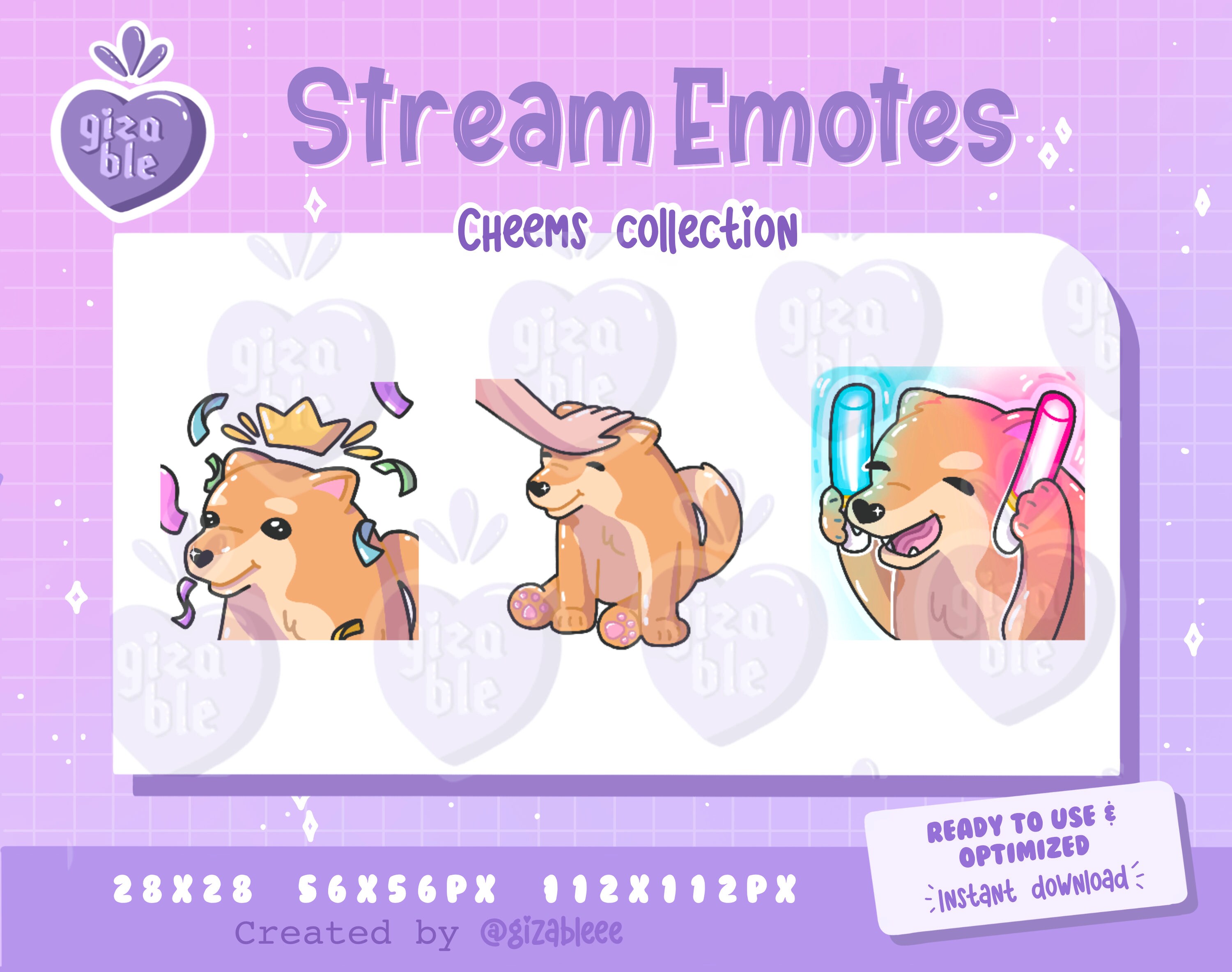 Cheems Emotes - Etsy