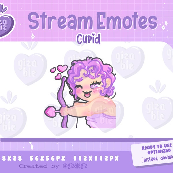 Twitch Cupid Emotes - Etsy