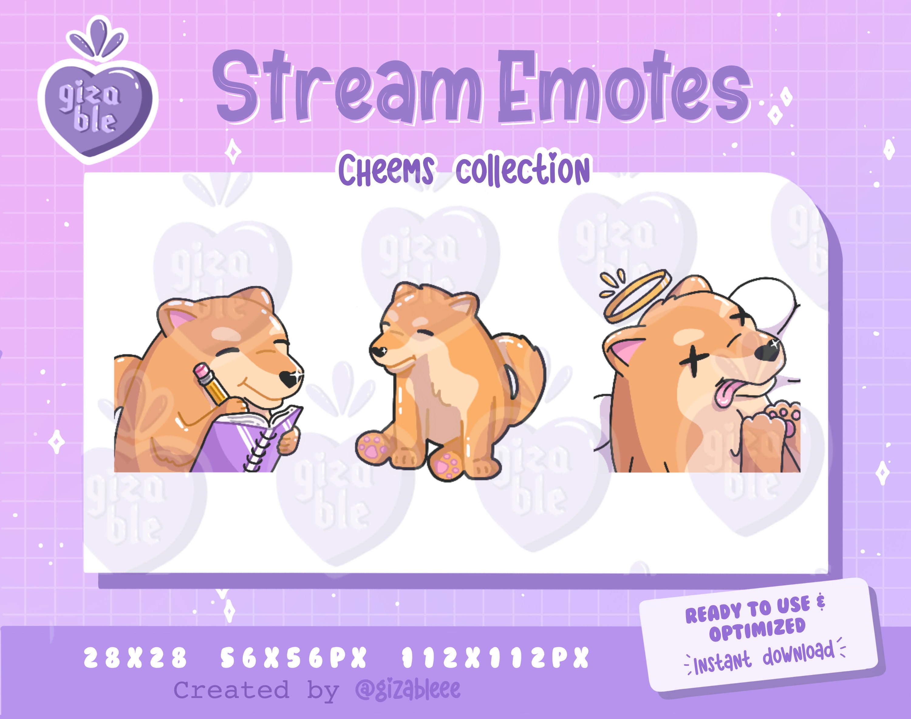 Cheems Emotes - Etsy