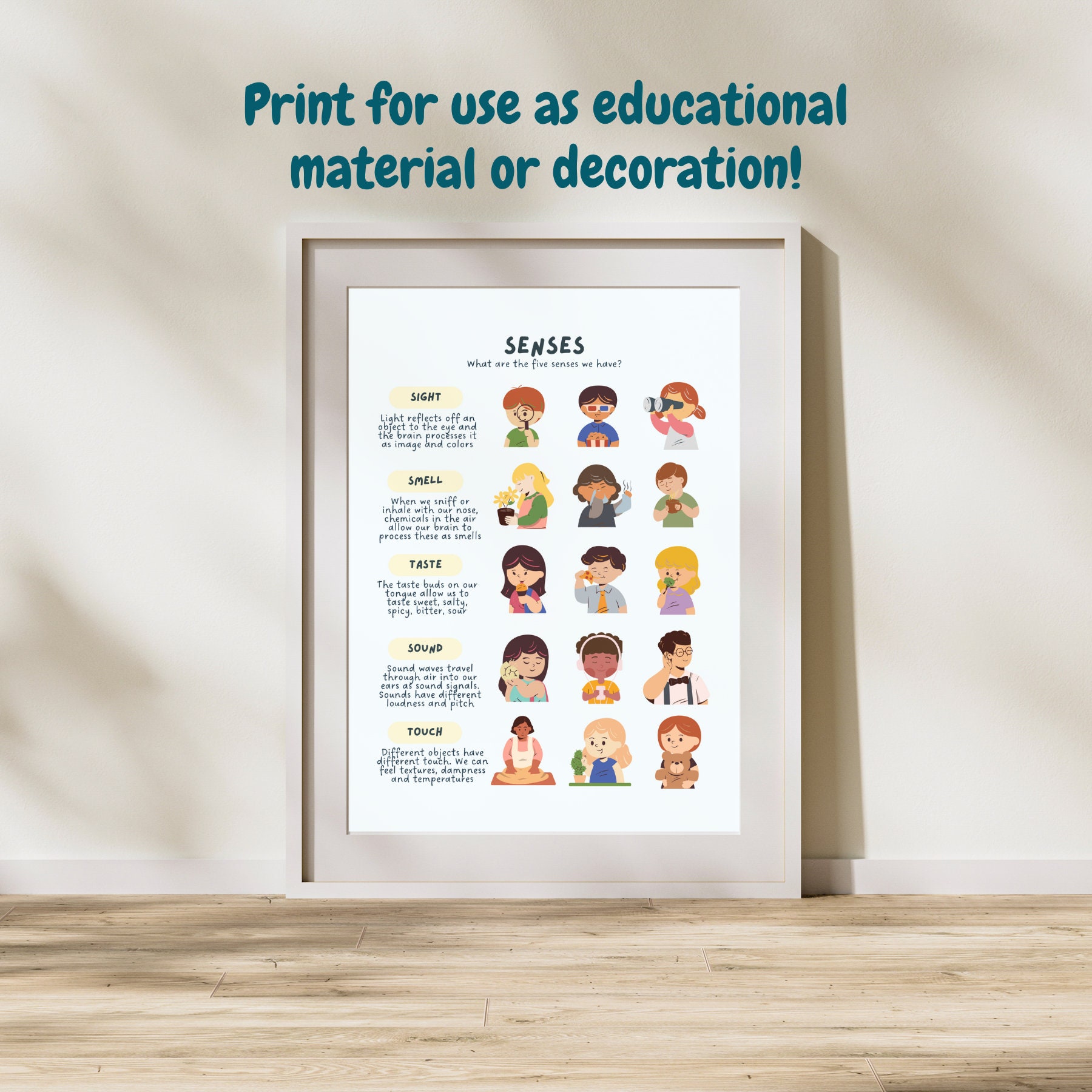 Science Educational Posters, Prints for Preschool Toddler Elementary ...