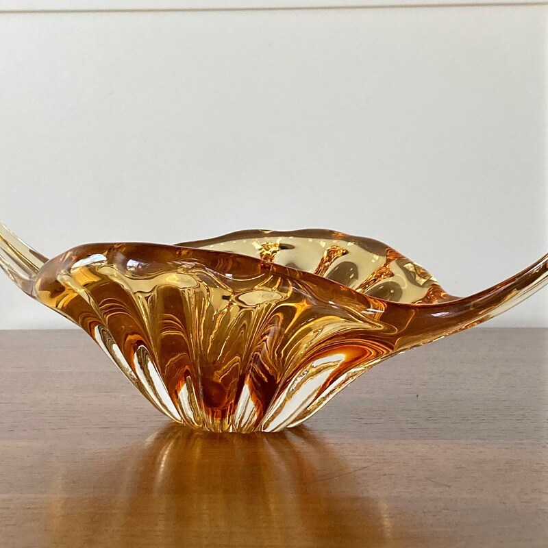 Amber Hand Blown - Etsy