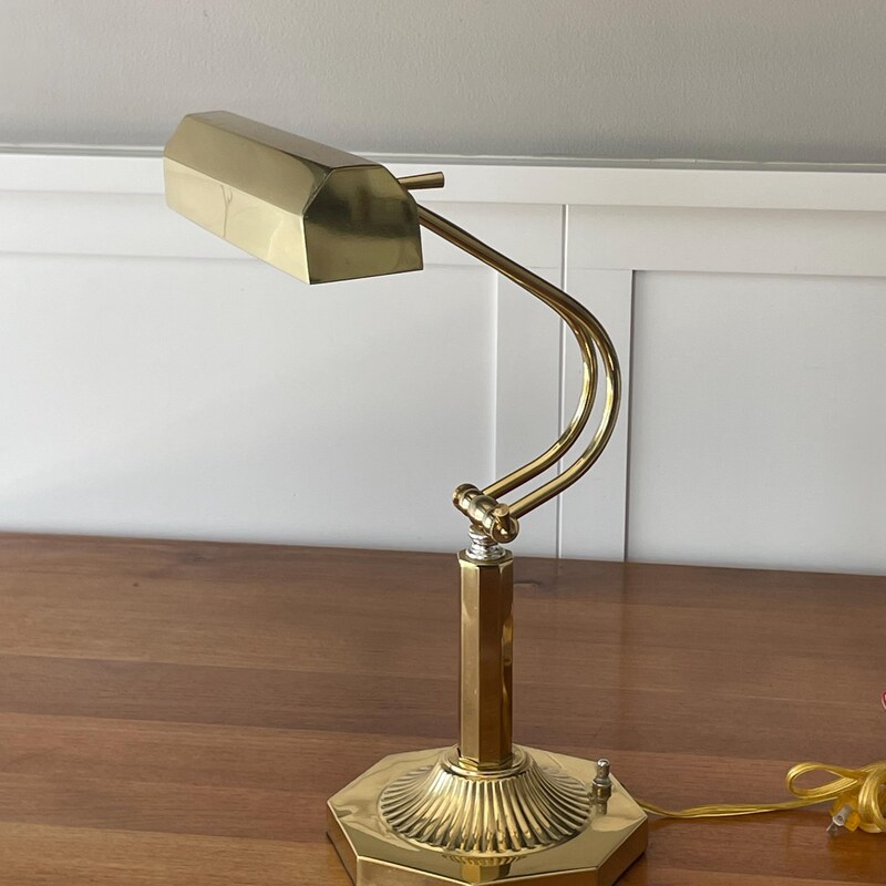Brass Reading Lamp - Etsy