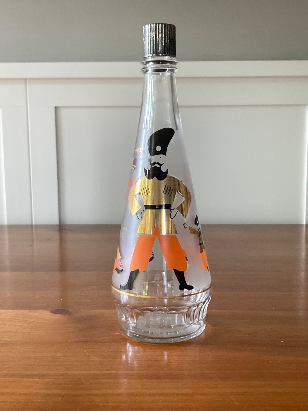 Decanter 1960s Arrow Vodka Liquor Bottle Vintage Bohemian-style Russian ...