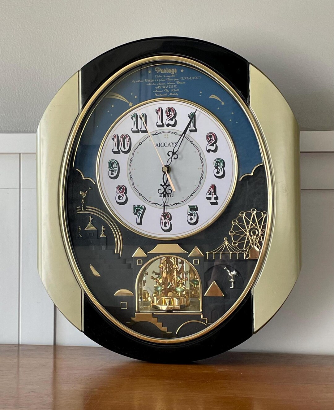Small World Rhythm Clock Aricays Motion Music Melodies Novelty Wall ...