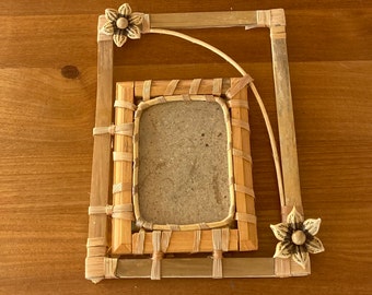 Wicker Picture Frame - Etsy
