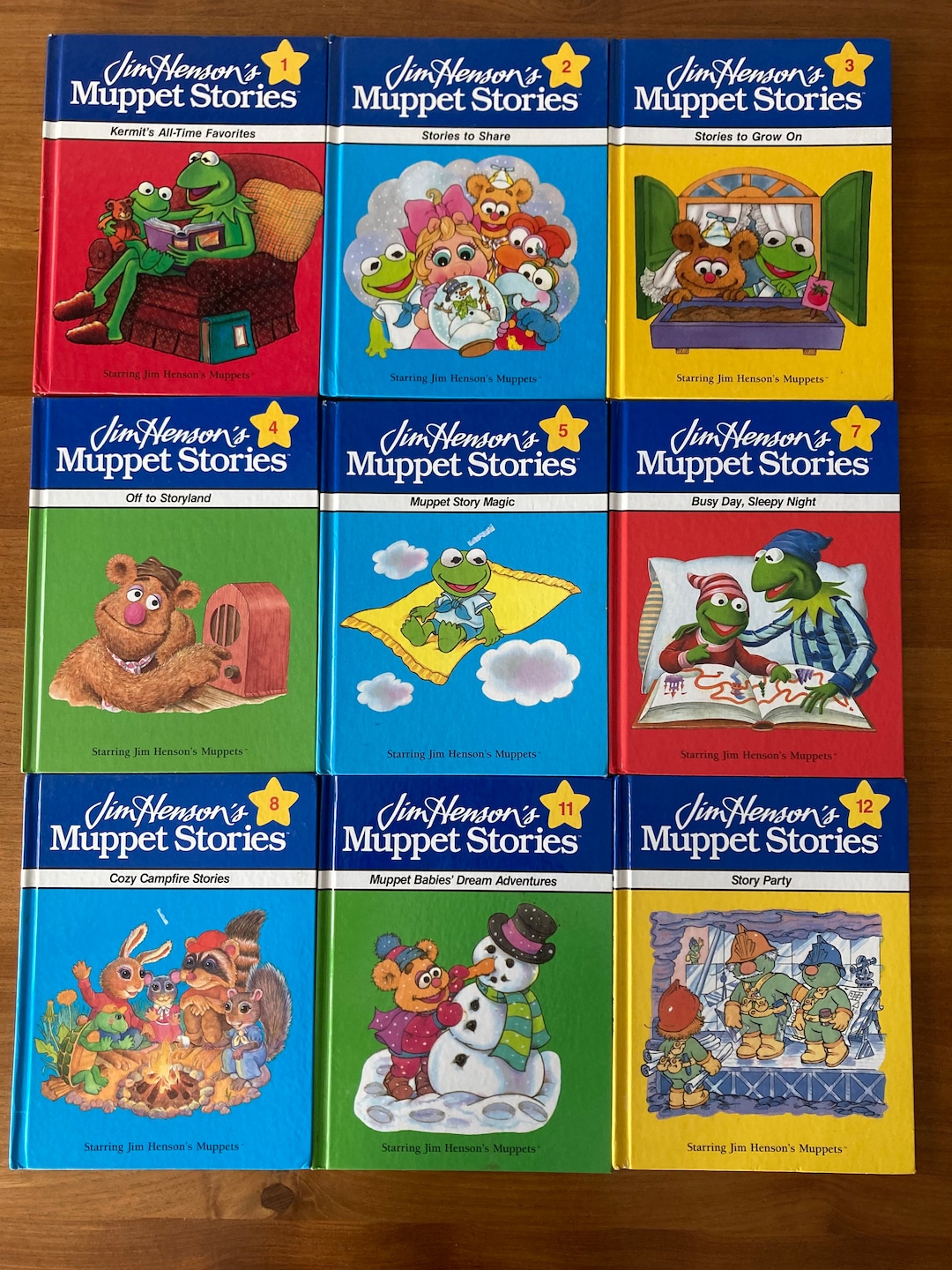90s Muppet Stories Jim Henson's Muppet Hard Cover Books Starring Kermit ...