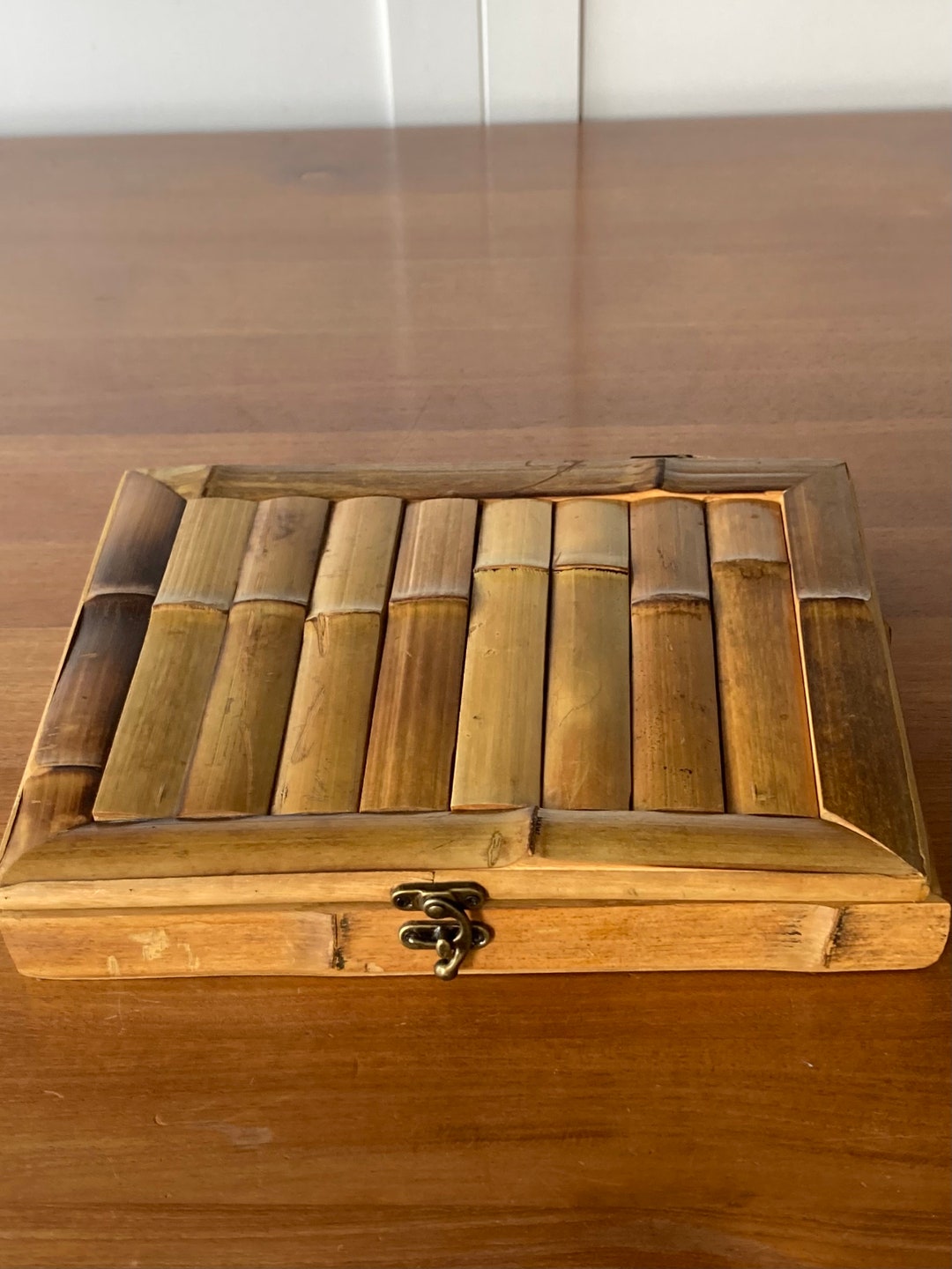 Vintage Bamboo Tackle Box: Trinket, Jewelry & Makeup Storage - Etsy
