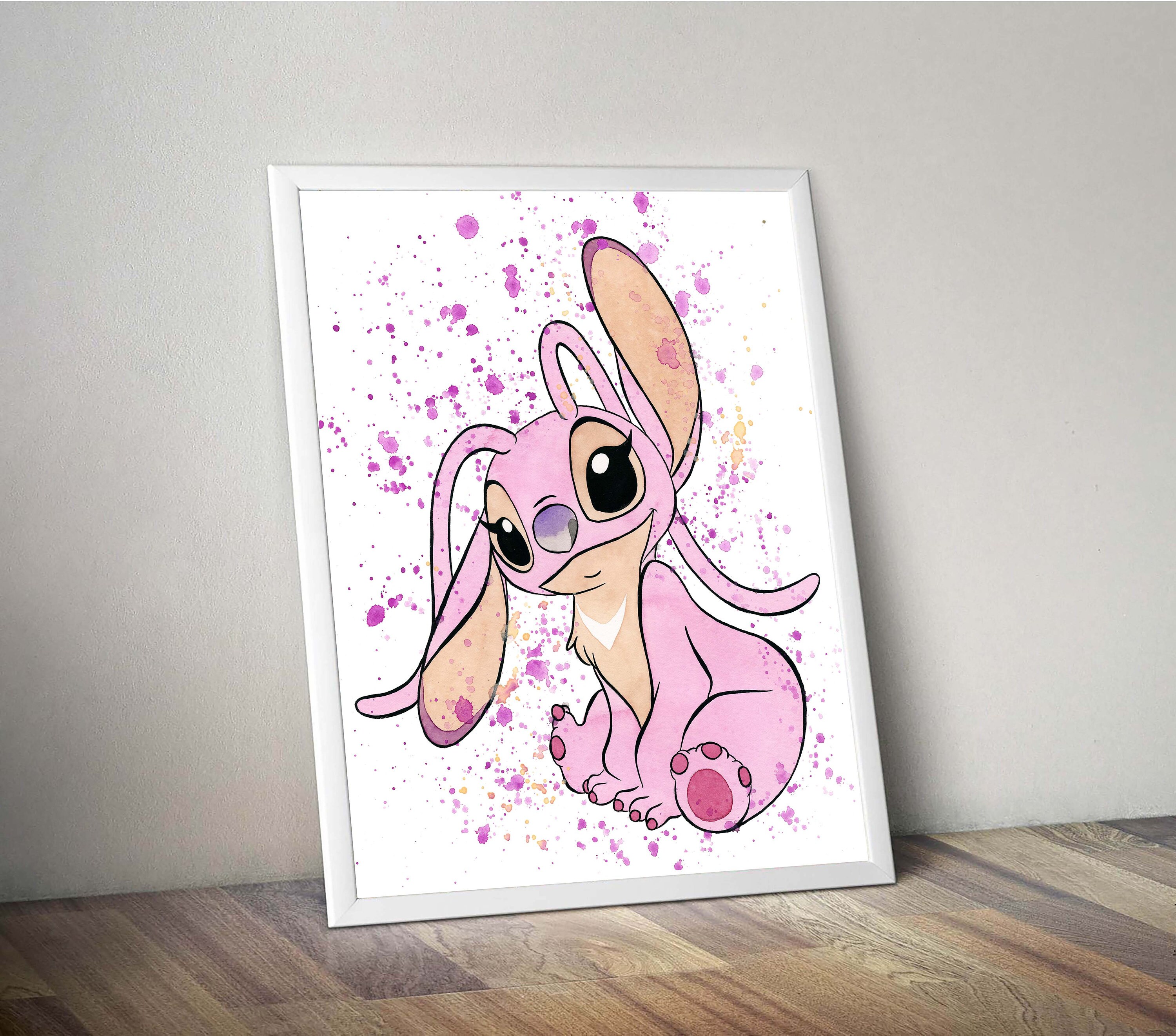 Set 4 Stitch Lilo print download stitch printable poster for | Etsy