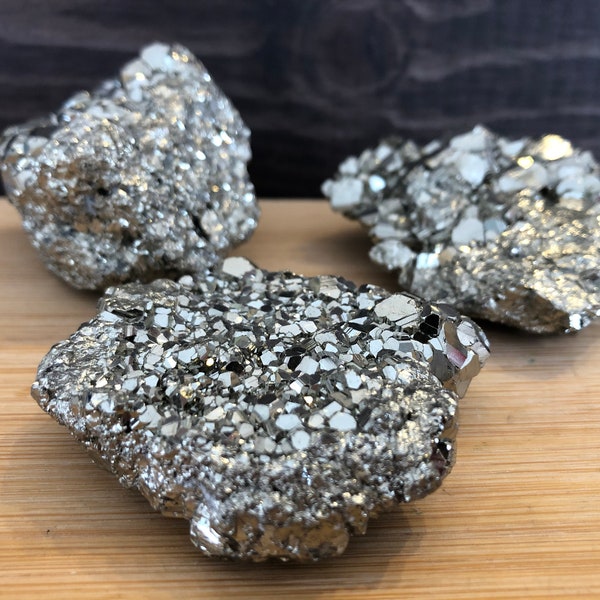 Pyrite Knobs - Etsy