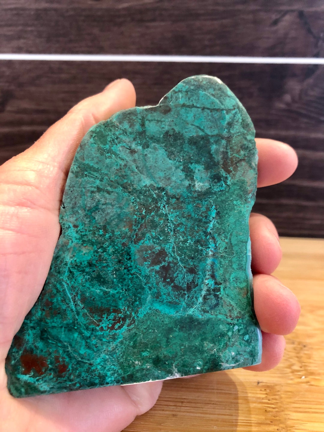 Large Green Chrysocolla Freeform - Stone of Friendship, Emotional ...