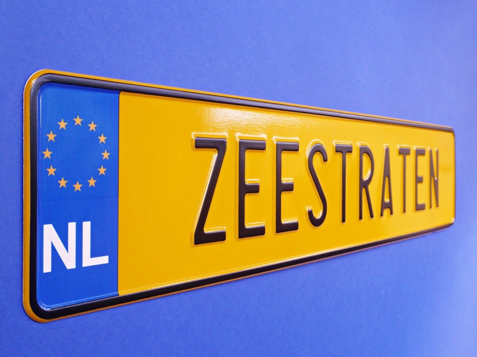 Netherlands Euro European Dutch License Plate Number Plate - Etsy