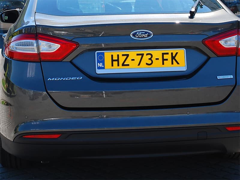 Netherlands Euro European Dutch License Plate Number Plate Embossed ...