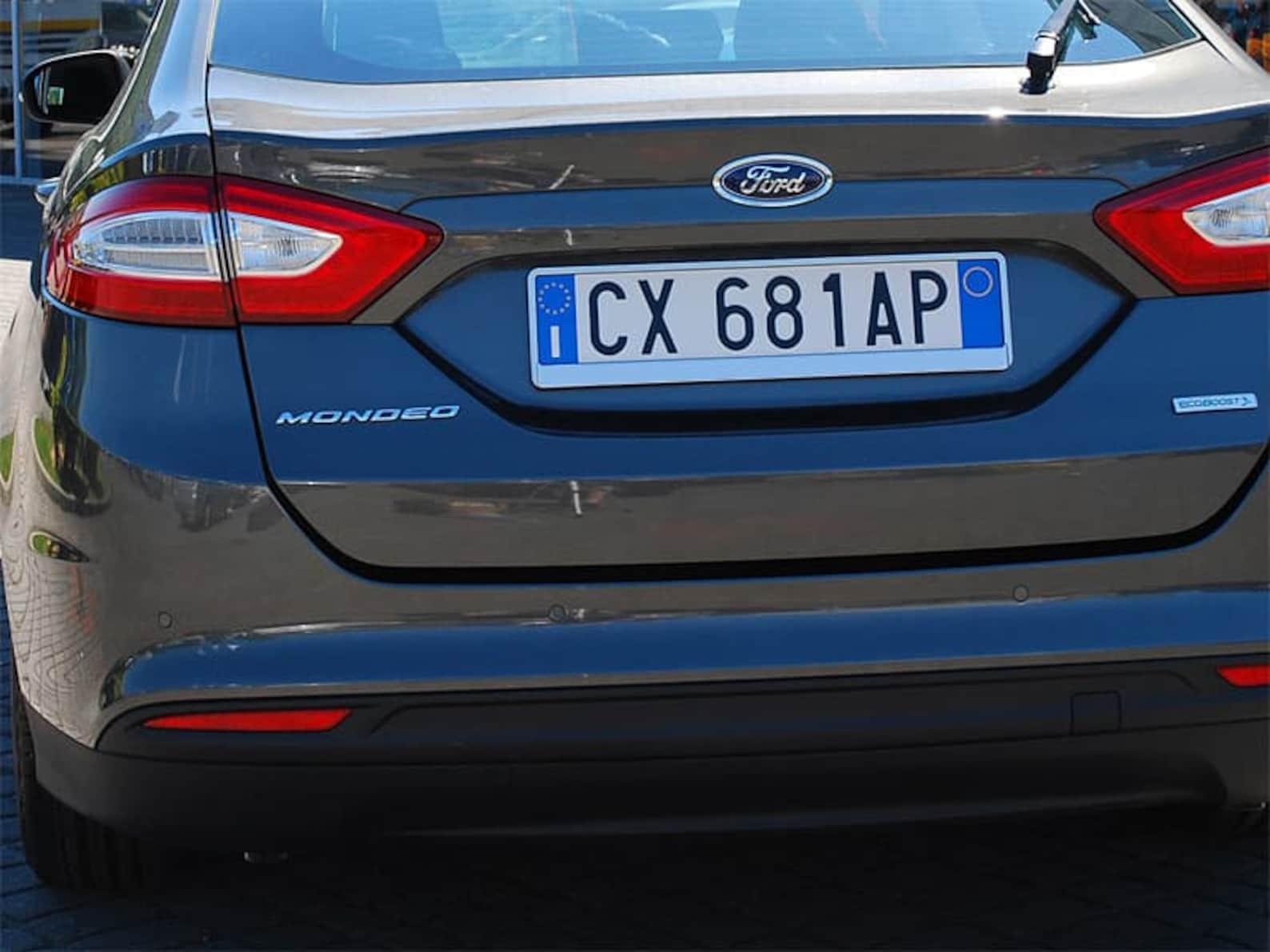 Italy Euro European Italian License Plate Number Plate Embossed Custom ...