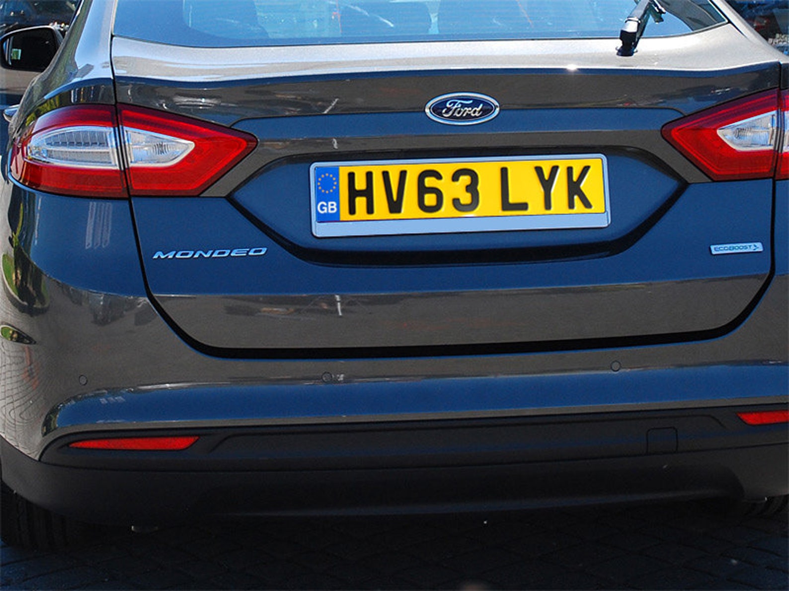 UK Euro European United Kingdom License Plate Number Plate Embossed ...