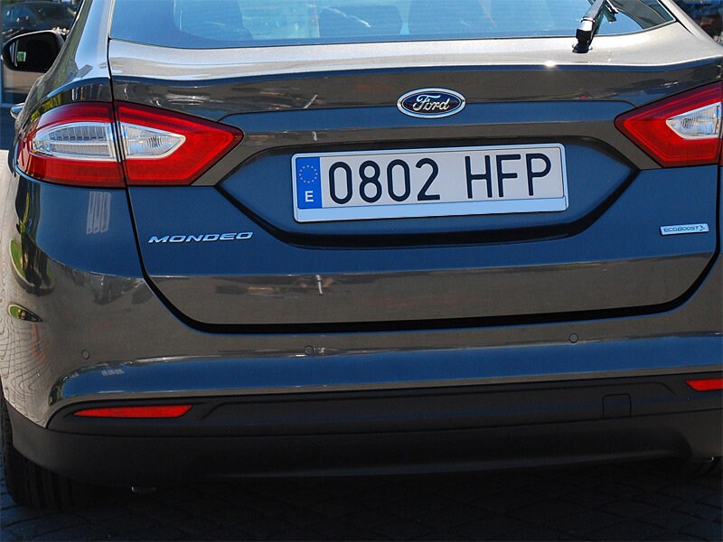 Spain Euro European Spanish License Plate Number Plate Embossed Custom ...