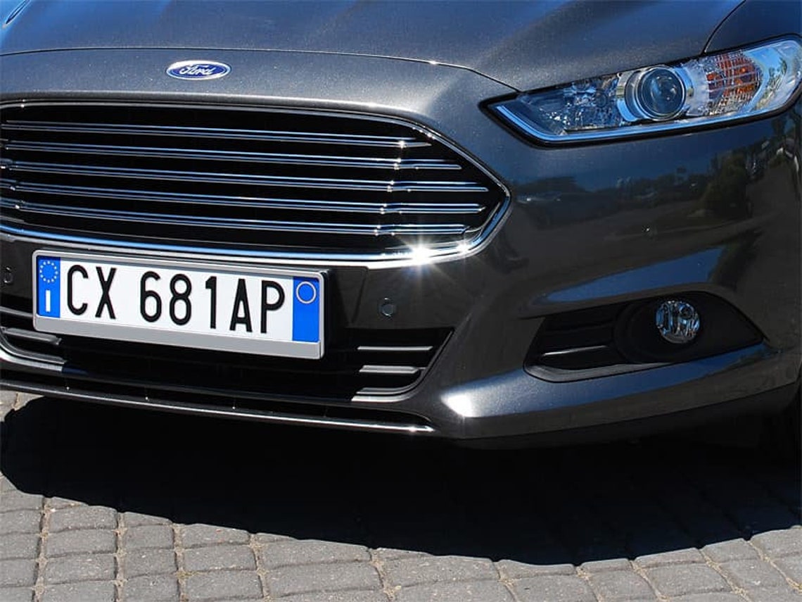 Italy Euro European Italian License Plate Number Plate Embossed Custom ...