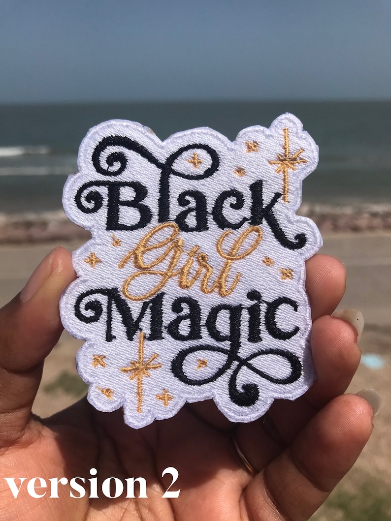 Black Girl Magic Patch / Custom Colors - Etsy