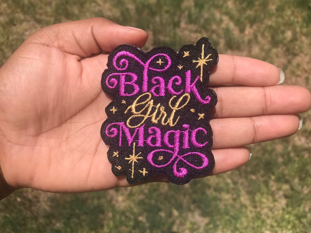 Black Girl Magic Patch / Custom Colors - Etsy