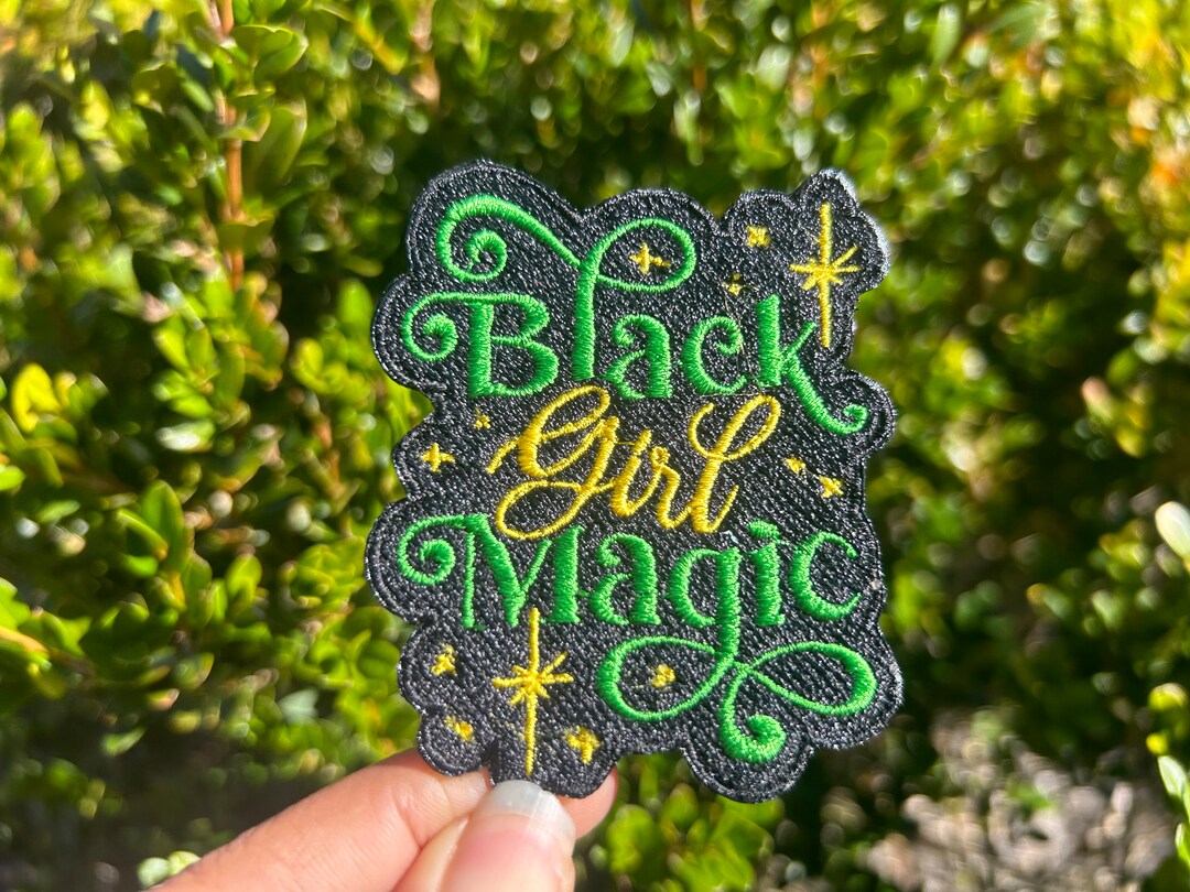 Black Girl Magic Patch / Custom Colors - Etsy