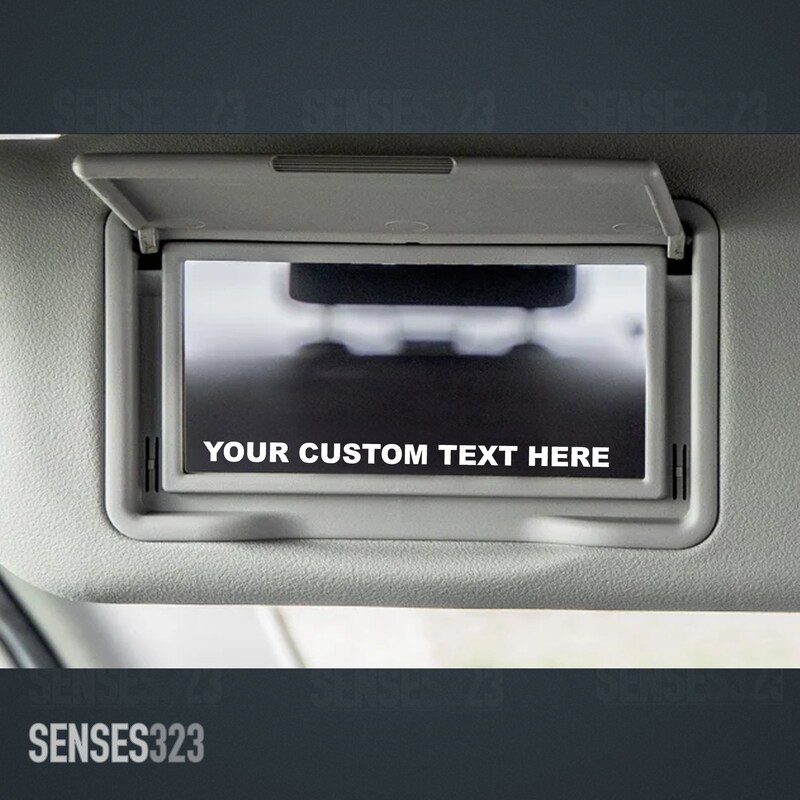 Vanity Mirror Decal - Etsy