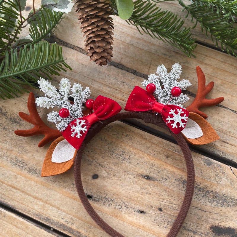 Reindeer Headbands - Etsy
