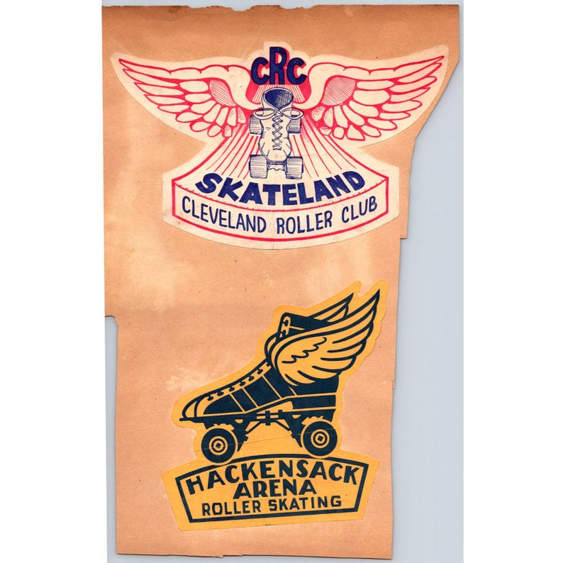 Roller Rink Stickers Lot - Imperial, Ventura, Skateland & Hackensack - Etsy