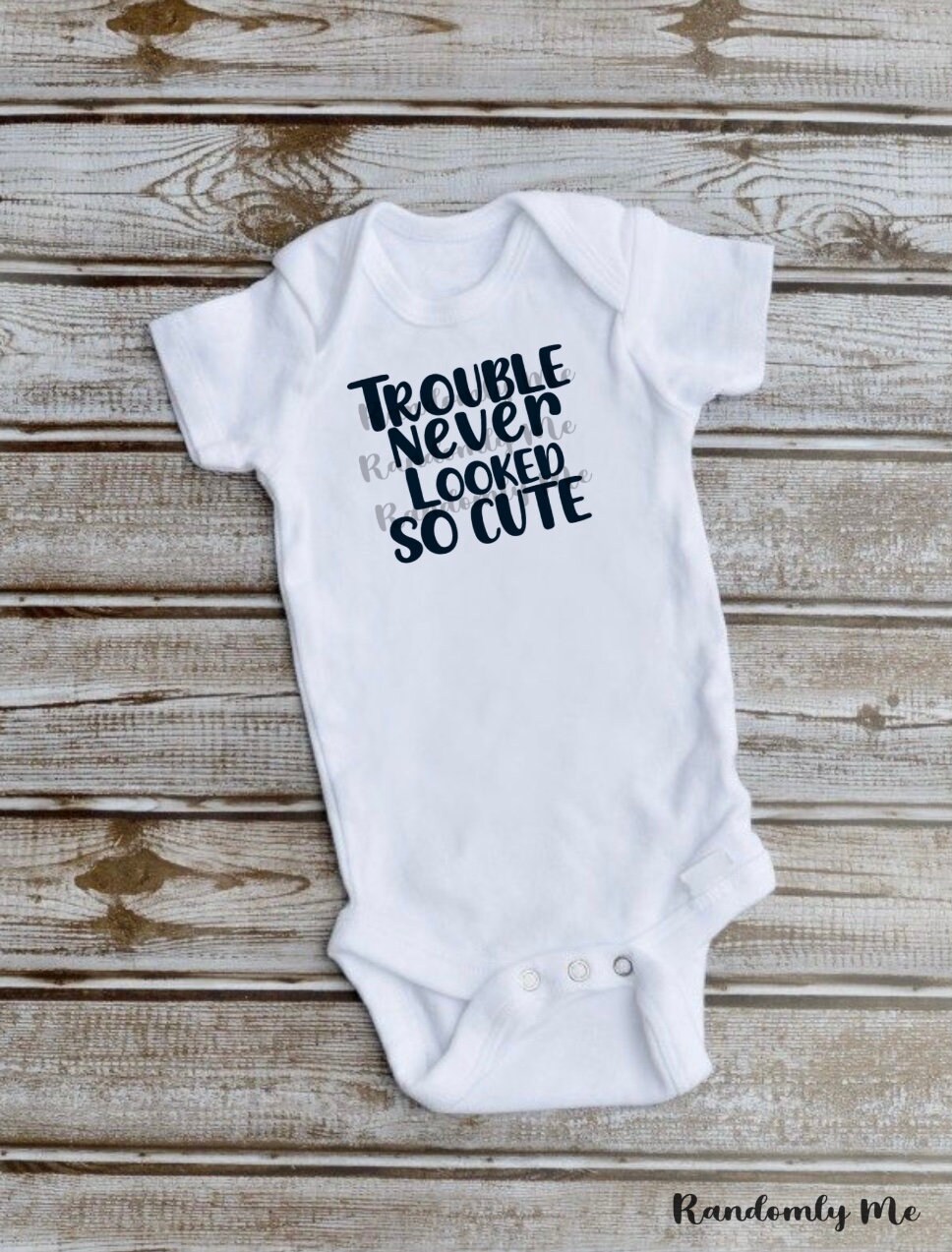 Trouble Never Looked So Cute Svg Etsy