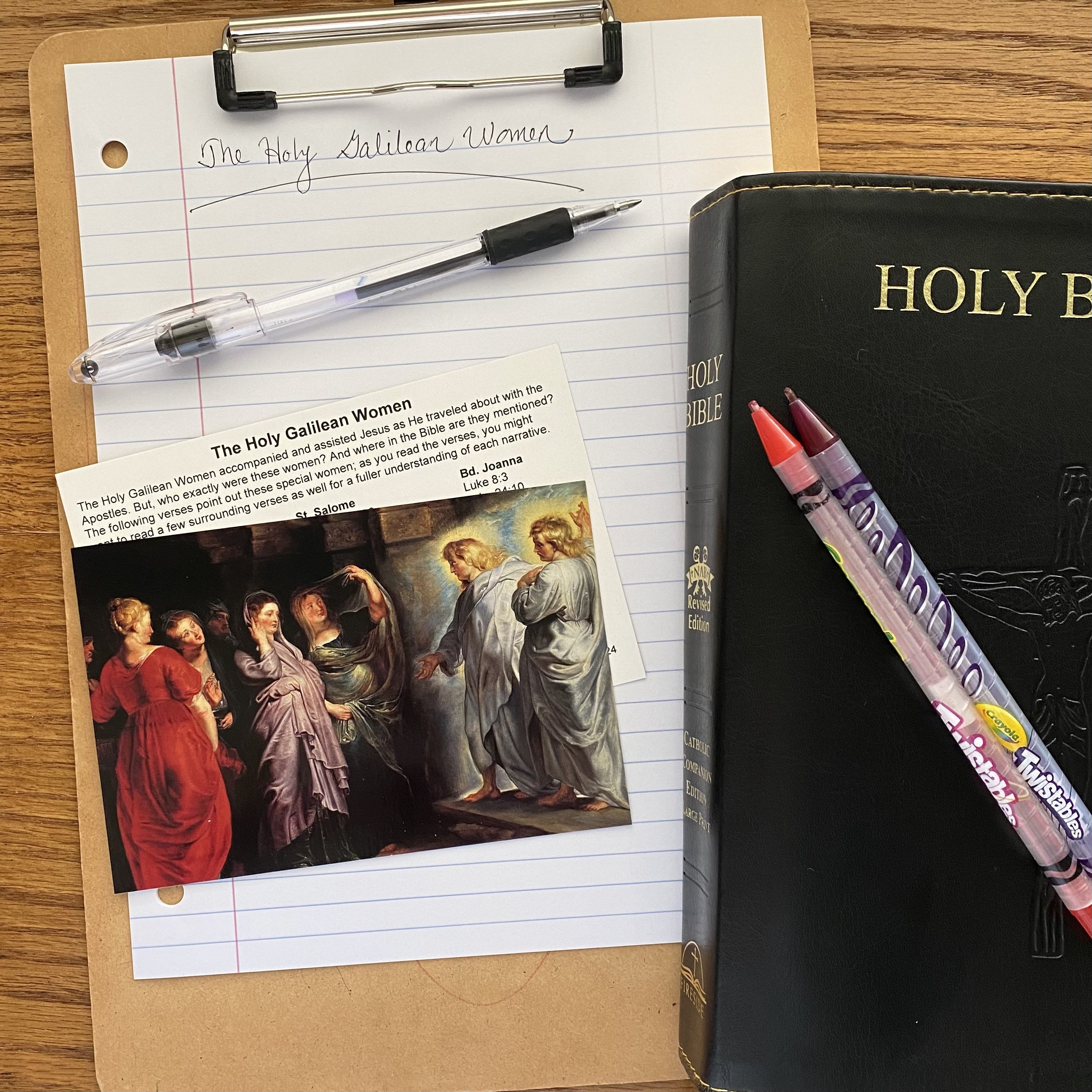 The Holy Women of Galilee A Mini-bible Study - Etsy