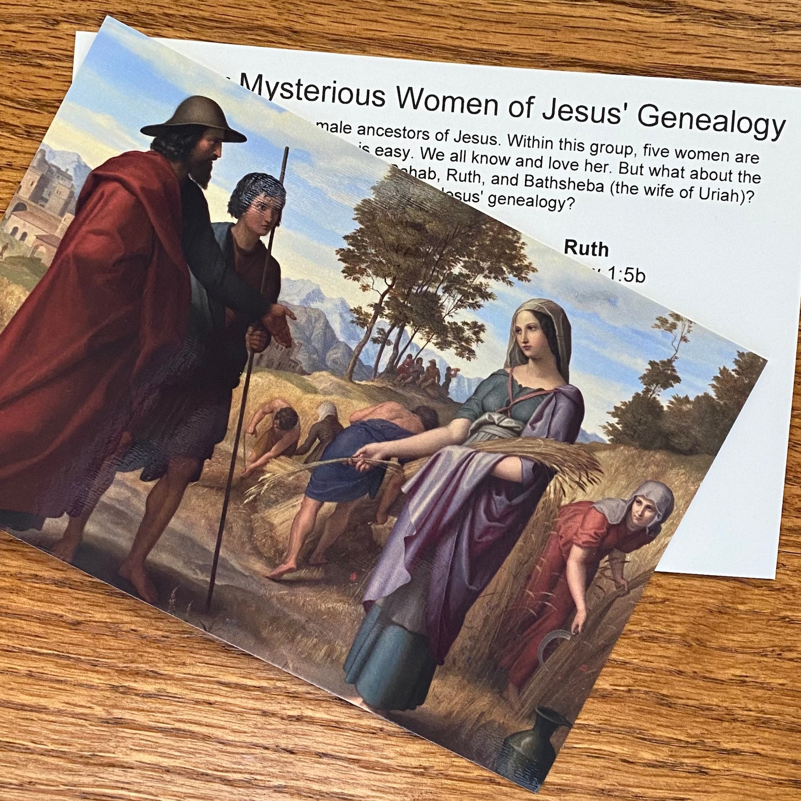 Four Mysterious Women: Ruth, Tamar, Rahab, Bathsheba ~ A Mini-bible ...