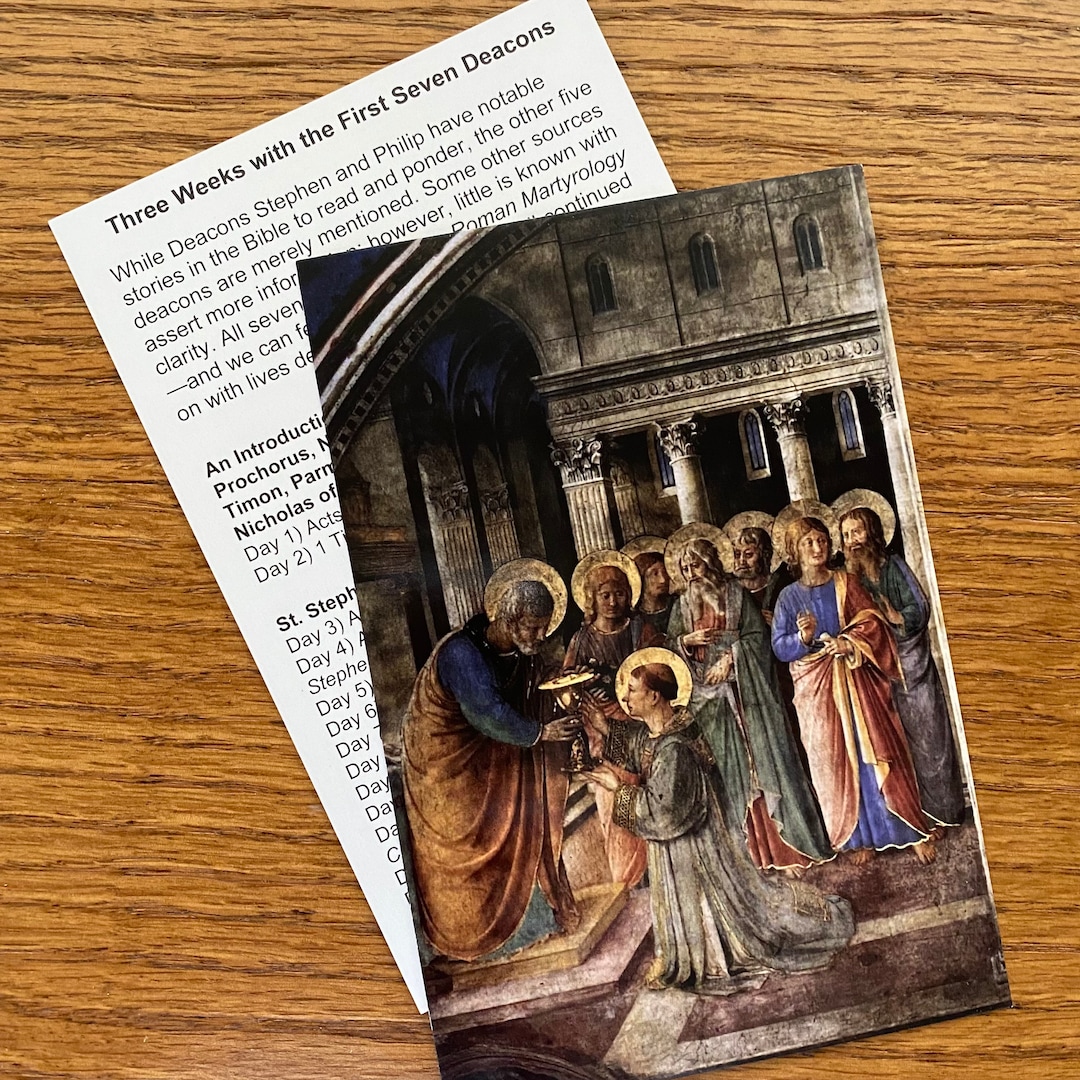 The First 7 Deacons ~ A Mini-bible Study - Etsy