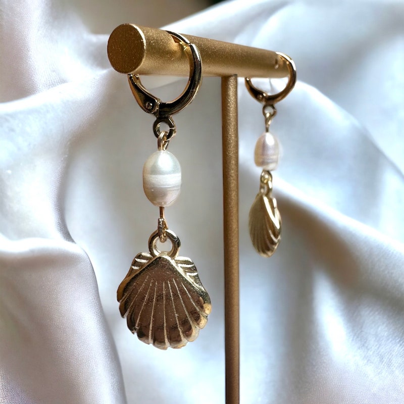 Shell Earrings - Etsy