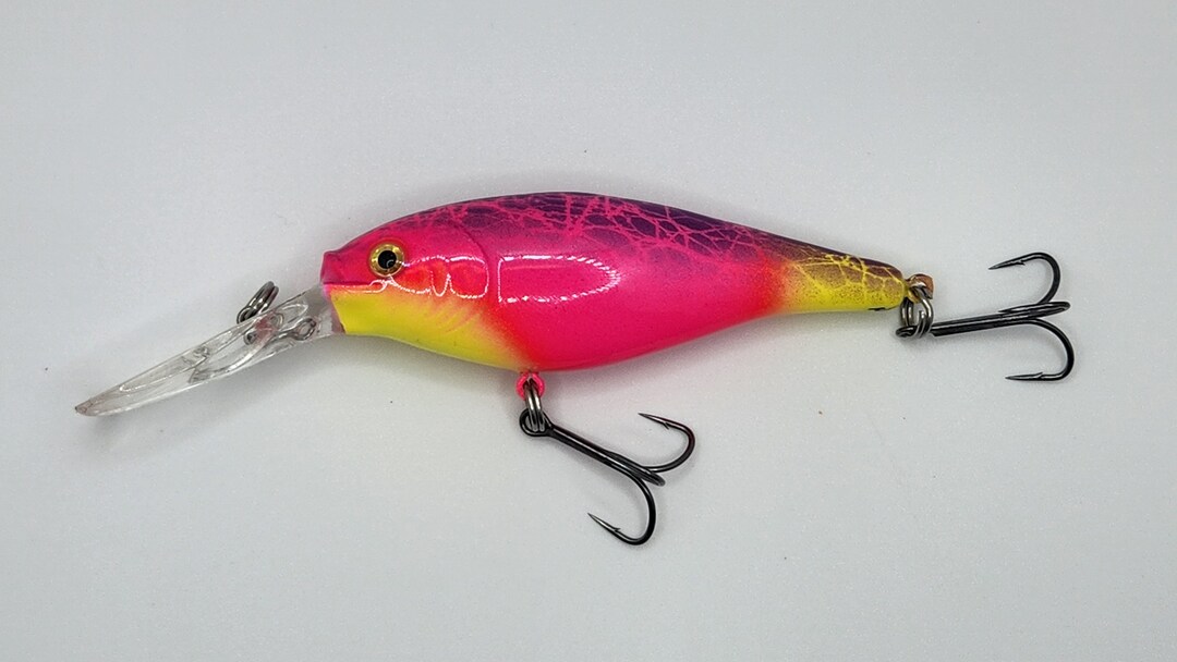 Pink Voltage Custom Painted Berkley Flicker Shad - Etsy