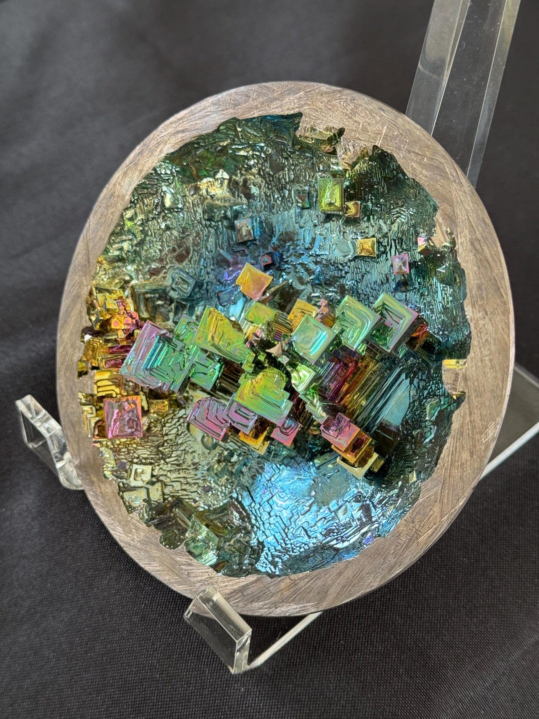 Bismuth Crystal Geode 110 - Etsy