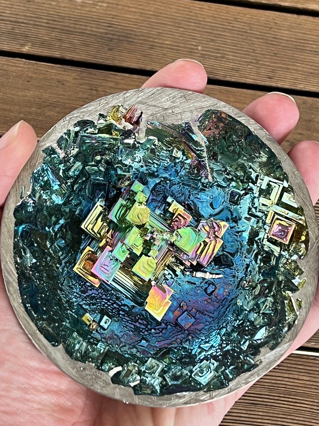 Bismuth Crystal Geode 110 - Etsy