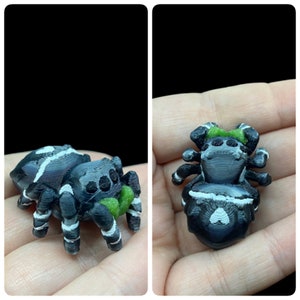 Jumping Spider Figure 3D Printed Jumping Spider Gift Bold - Etsy