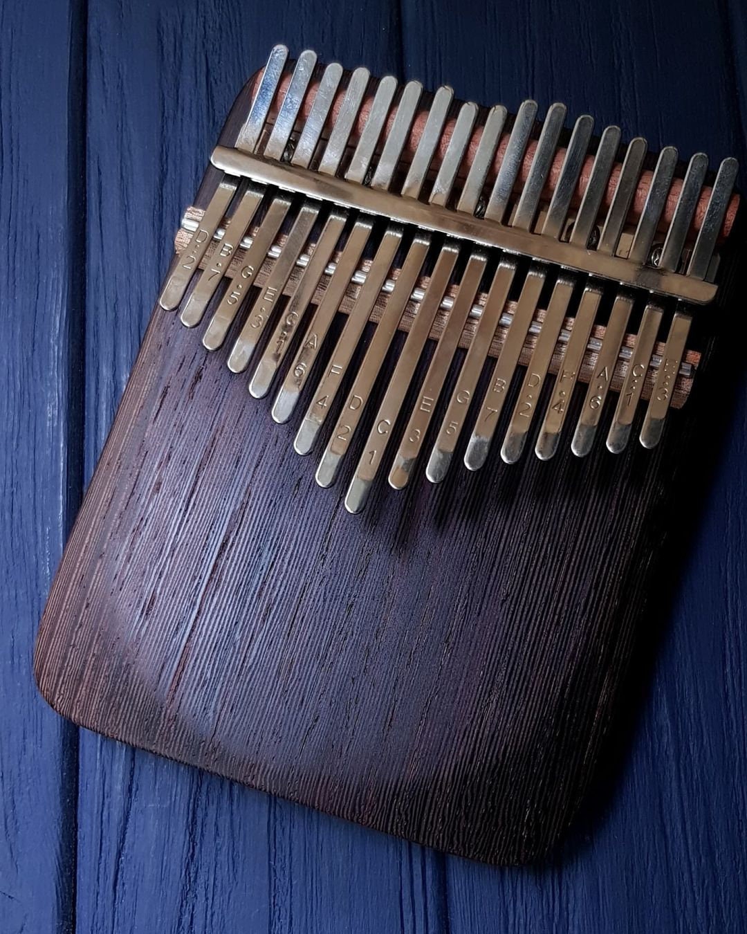 Kalimba 17 Key, Handmade Kalimba, Wenge Wood , Music Gift, Thumb Piano ...