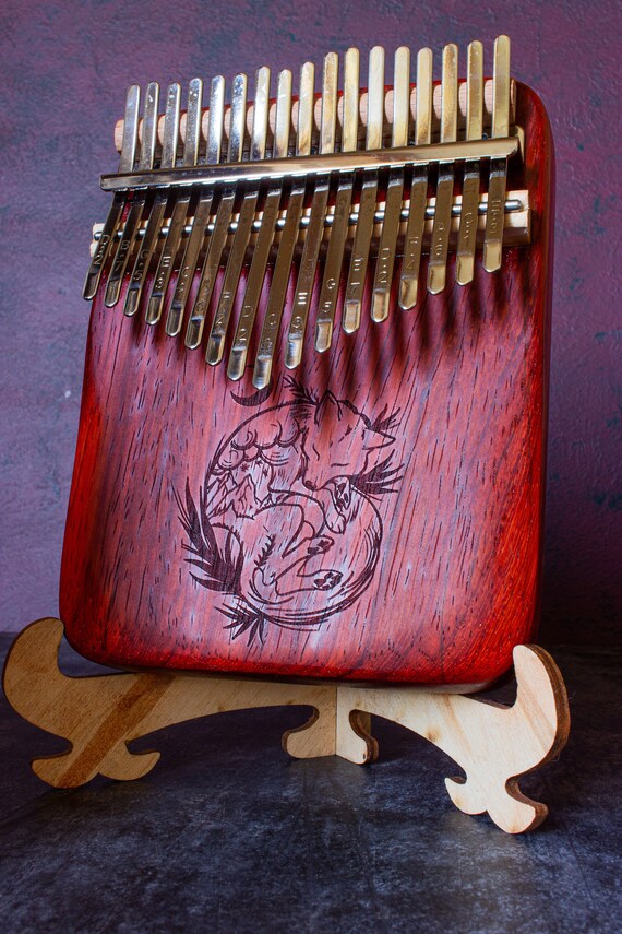 Kalimba Wood Paduk Kalimba 17 Key Handmade Kalimba Music - Etsy