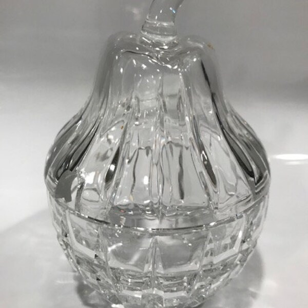 Pear Glass Container - Etsy