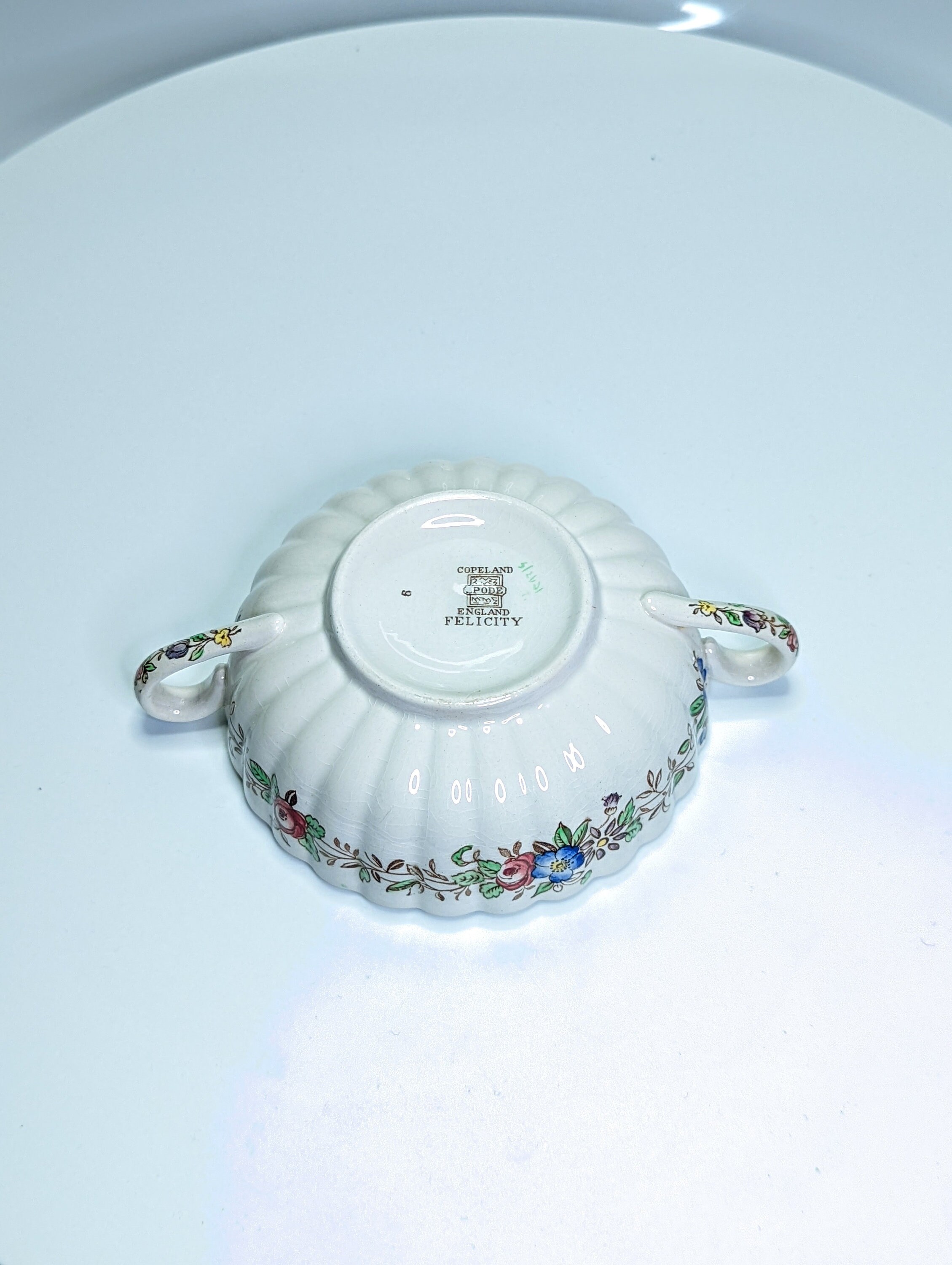 Set of Three Vintage Copeland Spode England Felicity Pattern Cream Soup ...