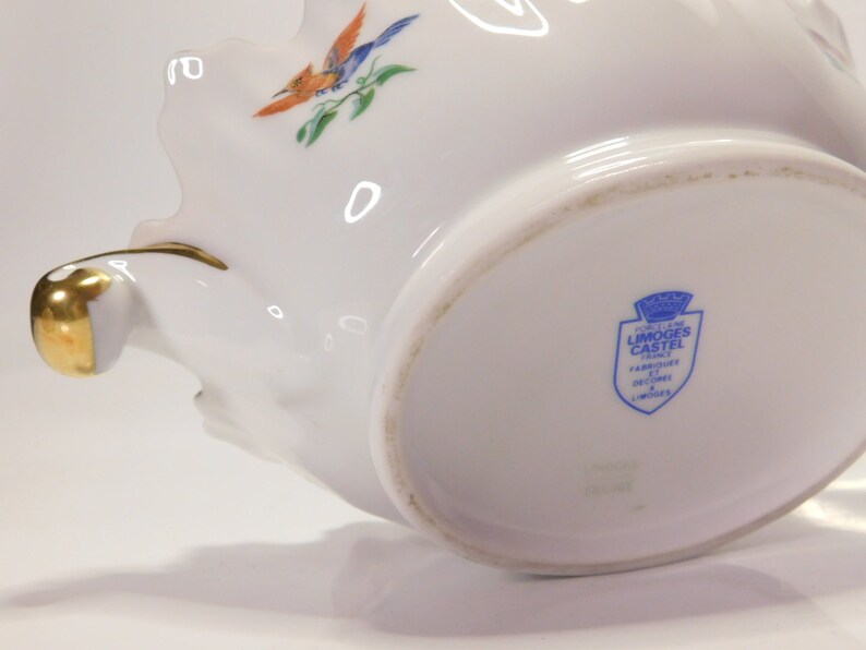 Vintage White Porcelaine Limoges Castel France Fbriquee Et - Etsy