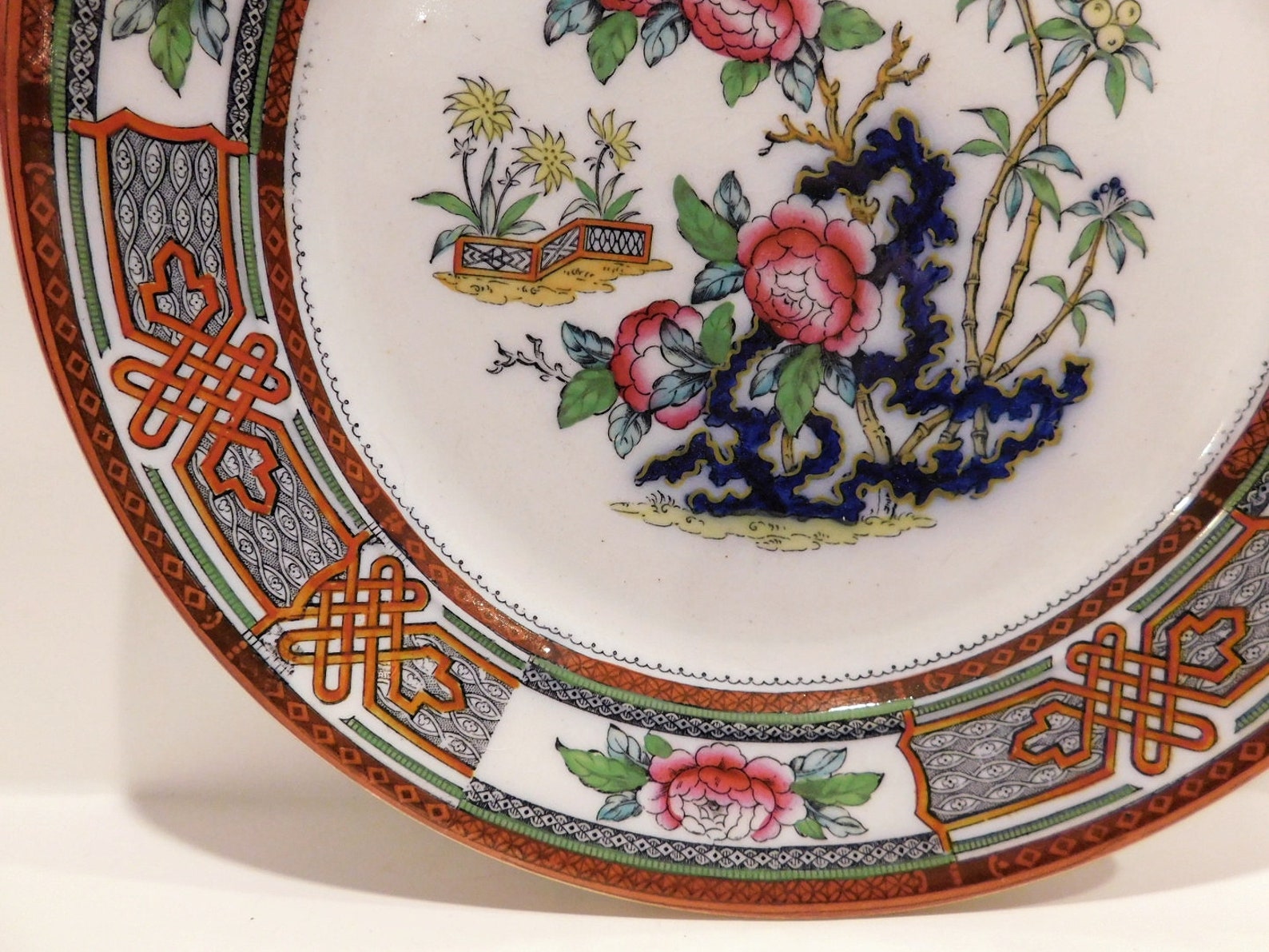 19th C. Antique indian Tree Three Porcelain Plates - Etsy